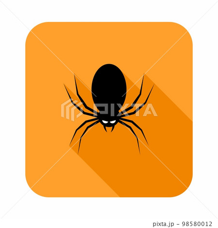 Halloween spider icon with glowing eyes,...のイラスト素材 [98580012] - PIXTA