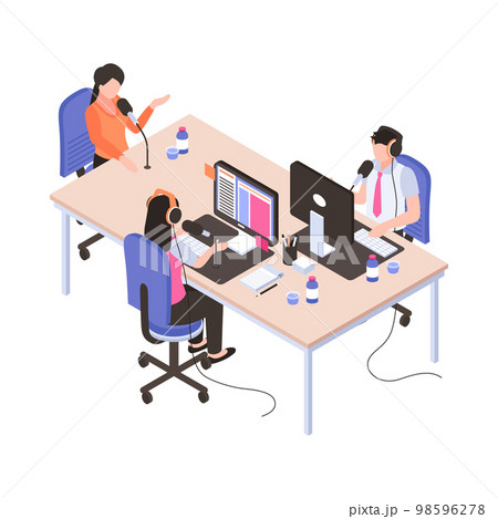 Radio Studio Iconのイラスト素材 [98596278] - PIXTA