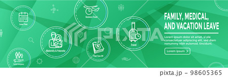 Paid Family Leave Benefits - PFL Benefits...のイラスト素材 [98605365] - PIXTA
