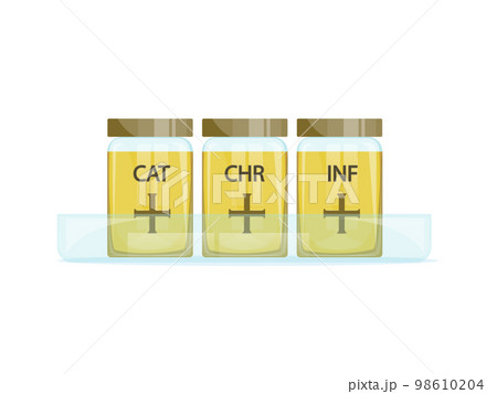 Chrism oil set for the sacrament of Baptismのイラスト素材 [98610204] - PIXTA
