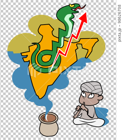 growing india - Stock Illustration [98626708] - PIXTA