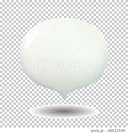 smooth speech bubble - Stock Illustration [98632549] - PIXTA