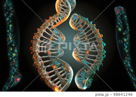 DNAイメージのイラスト素材 [98641246] - PIXTA