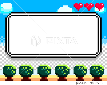 Pixel art game command style - Stock Illustration [98685139] - PIXTA