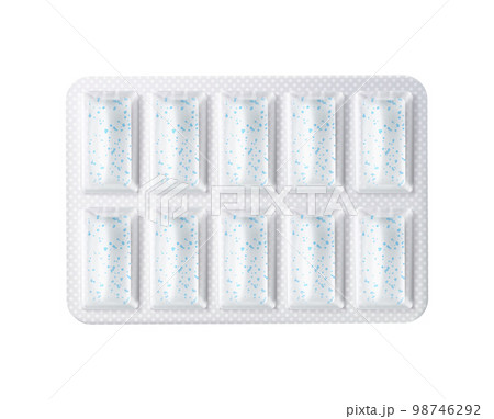 Mint Pellets Pack Compositionのイラスト素材 [98746292] - PIXTA