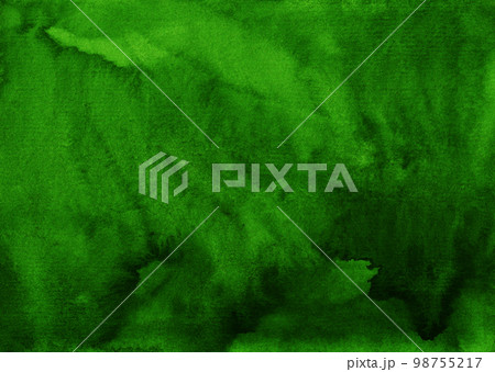 Watercolor deep poison green background...のイラスト素材 [98755217] - PIXTA