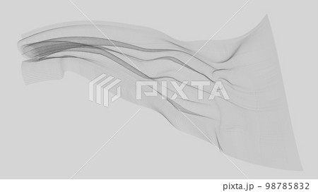 Mesh warp texture isolated on white background....のイラスト素材 [98785832 ...