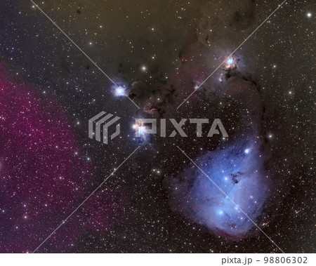 かたつむり星雲（IC447）の写真素材 [98806302] - PIXTA