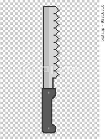 Saw _ pixel art - Stock Illustration [98816310] - PIXTA