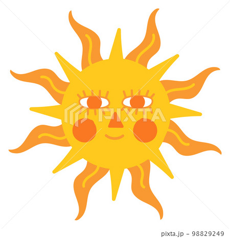 Sun Character Symbol
