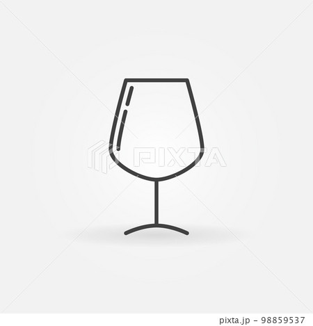 Wine glass simple iconのイラスト素材 [98859537] - PIXTA