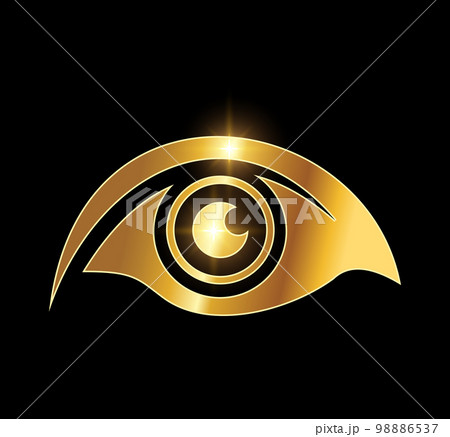 Golden Eye Logo vector iconのイラスト素材 [98886537] - PIXTA