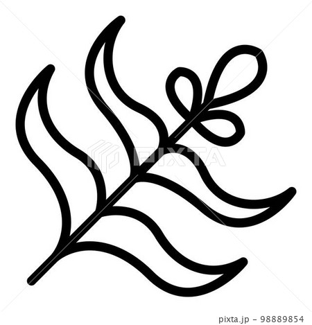 Aromatic plant icon. Outline aromatic plant...のイラスト素材 [98889854] - PIXTA