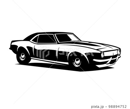 Chevrolet muscle car logo. isolated on white...のイラスト素材 [98894752] - PIXTA