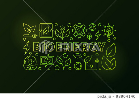 Bioenergy vector bannerのイラスト素材 [98904140] - PIXTA