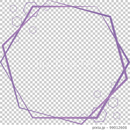Hexagon motif frame - Stock Illustration [99012608] - PIXTA