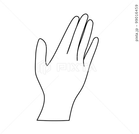 Simple Right Hand Drawing