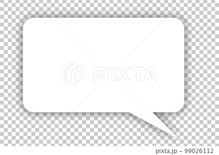 Rectangular callout with rounded corners - Stock Illustration [99026112 ...