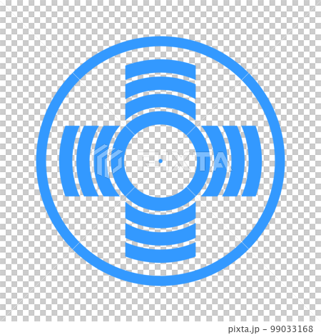 Abstract Blue Cross Icon.のイラスト素材 [99033168] - PIXTA