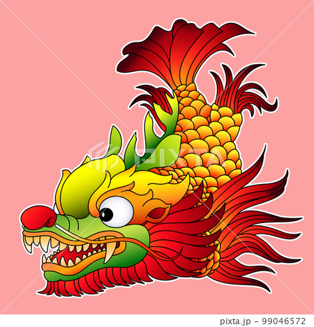 Dragon head fishのイラスト素材 [99046572] - PIXTA