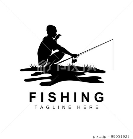 Man Fishing Icon