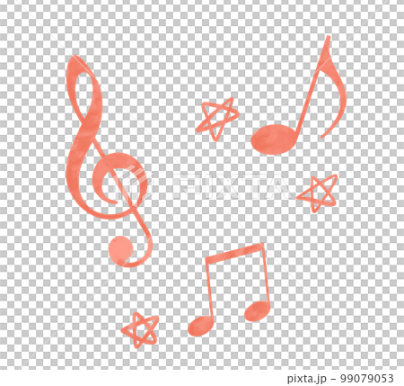 Musical note illustrations - Stock Illustration [99079053] - PIXTA