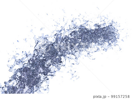水しぶきのイラスト素材 [99157258] - PIXTA