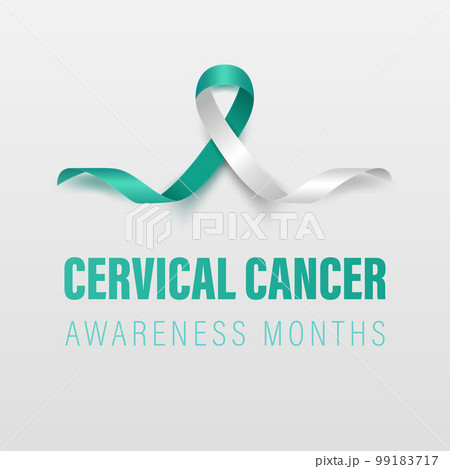 Cervical Cancer Banner, Card, Placard with...のイラスト素材 [99183717] - PIXTA
