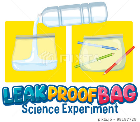 Leak Proof Bag Science Experimentのイラスト素材 [99197729] - PIXTA