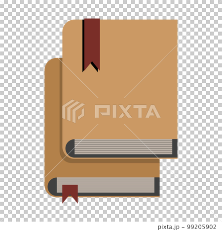 note book on transparent background, flat...のイラスト素材 [99205902] - PIXTA