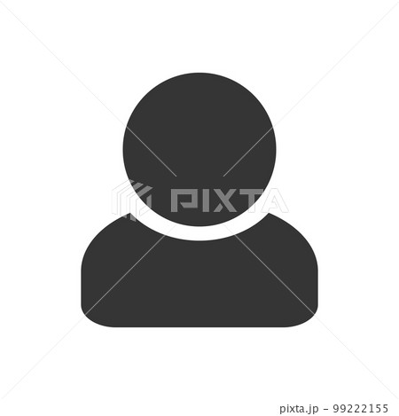 人のシルエットアイコン。従業員やメンバーアイコン。ベクター。のイラスト素材 [99222155] - PIXTA