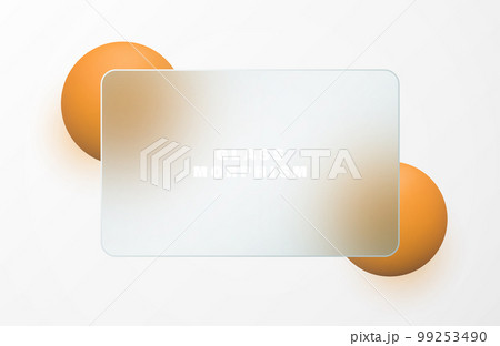 Flying sphere, blur on a light background with...のイラスト素材 [99253490] - PIXTA