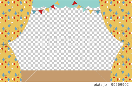 retro stage frame background - Stock Illustration [99269902] - PIXTA