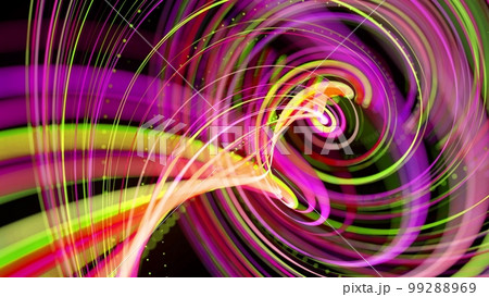 3d render. Light flow bg. Abstract background...のイラスト素材 [99288969] - PIXTA