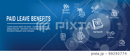 Paid Family Leave Benefits - PFL Benefits...のイラスト素材 [99293774] - PIXTA