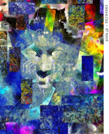 Human Faceのイラスト素材 [99294985] - PIXTA