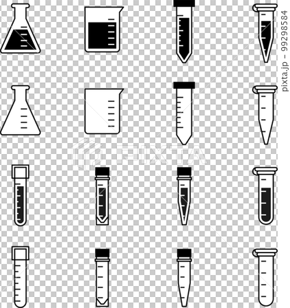 Labware icon set 1 - Stock Illustration [99298584] - PIXTA