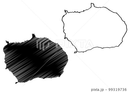 Bouvet island (Kingdom of Norway, Dependent...のイラスト素材 [99319736] - PIXTA