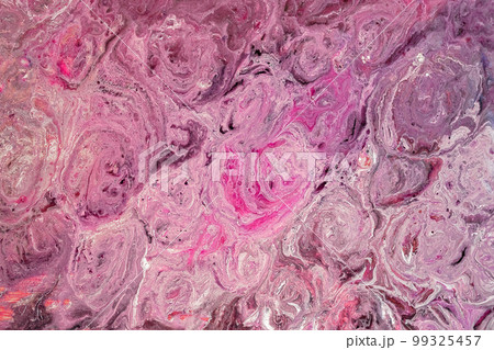 abstract pink epoxy resin fluid art textural...のイラスト素材 [99325457] - PIXTA