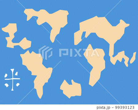Simple World Map Vector