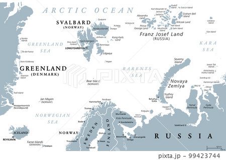 Arctic Ocean Map