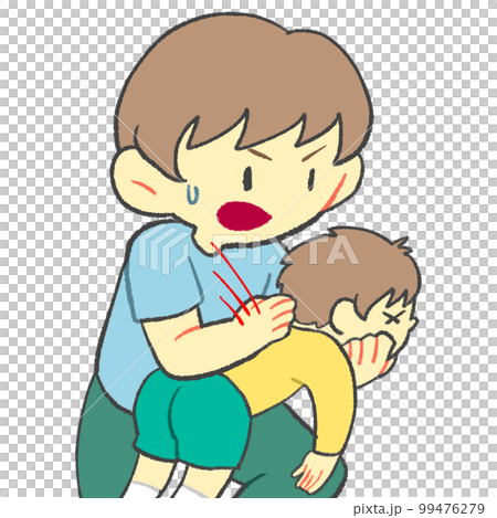 Back blow method infant child - Stock Illustration [99476279] - PIXTA