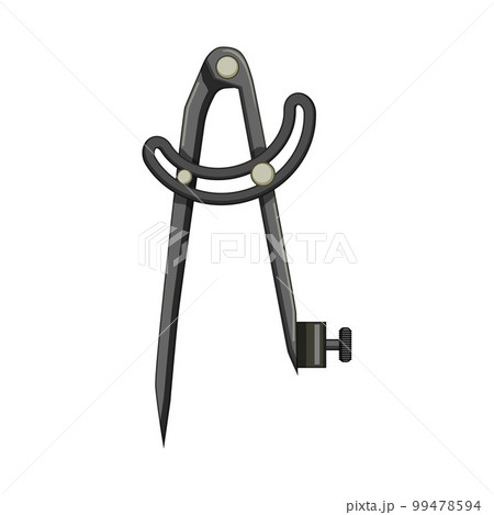 science compass divider cartoon vector...のイラスト素材 [99478594] - PIXTA