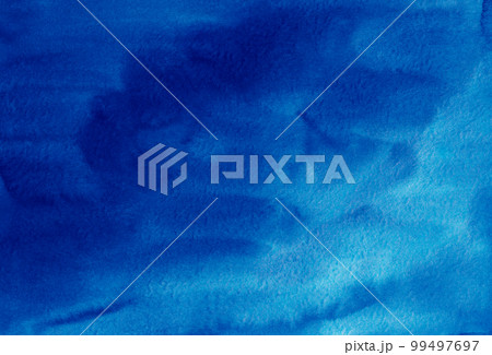 Watercolor deep indigo blue background texture...のイラスト素材 [99497697] - PIXTA