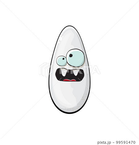 Rice character. Cartoon rice grain characters...のイラスト素材 [99591470] - PIXTA