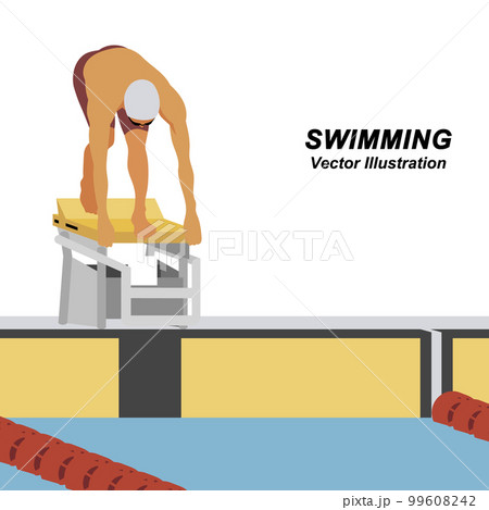 Diving Off A Diving Board Clipart