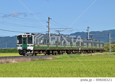 奥羽本線(山形線) 719系5000番台の写真素材 [99608321] - PIXTA
