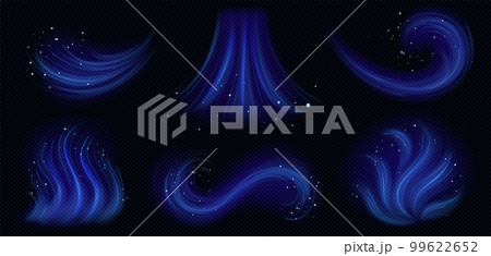 Cold wind effect, winter air flowsのイラスト素材 [99622652] - PIXTA