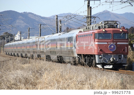 JR東日本：EF81形81号機•E26系客車（カシオペア紀行）の写真素材 [99625778] - PIXTA
