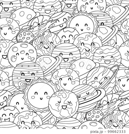 Inner Planets Coloring Worksheet